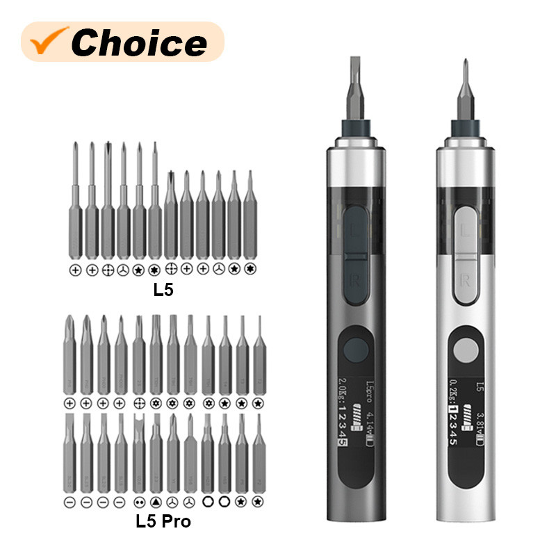 Maant L5 Pro ไขควงไฟฟ้าอัจฉริยะสําหรับซ่อมถอดชิ้นส่วนโทรศัพท์มือถือแรงบิดคู่ปรับไดร์เวอร์ ...