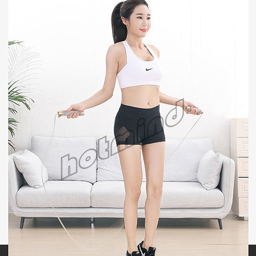 HD เชือกกระโดดเหล็ก สามารถปรับสาย ด้ามจับนุ่มสำหรับทุกเพศ ทุกวัย Rope skipping | Shopee Thailand