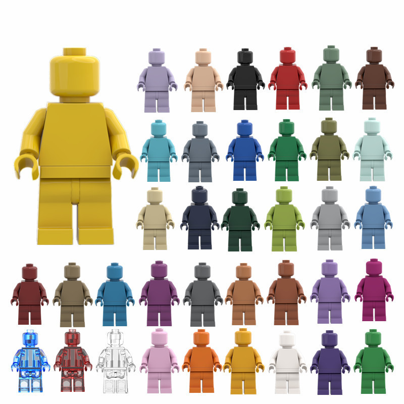 Moc บล็อกตัวต่ออนุภาคขนาดเล็ก Body Minifigures เด็กประกอบของเล่น ...