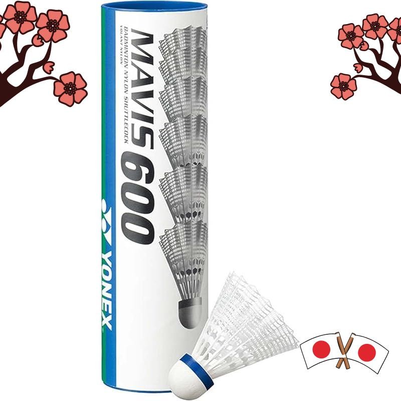 [From JAPAN]Yonex Nylon Shuttle Mavis 600P 6 Pack M-600P-MIDDLE (White ...