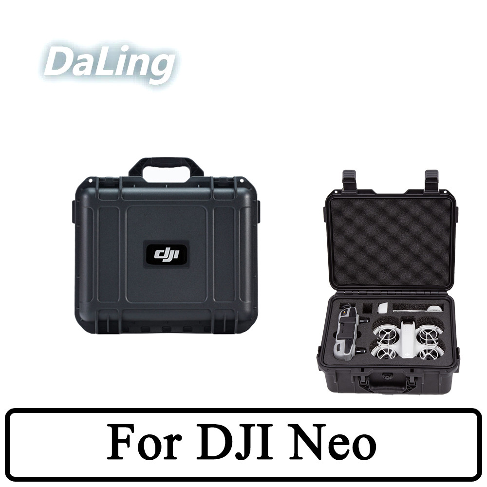 DJI Neo Flight Camera กระเป๋าเดินทางกระเป๋าเดินทางถังเก็บน้ำกันน้ำ DJI ...