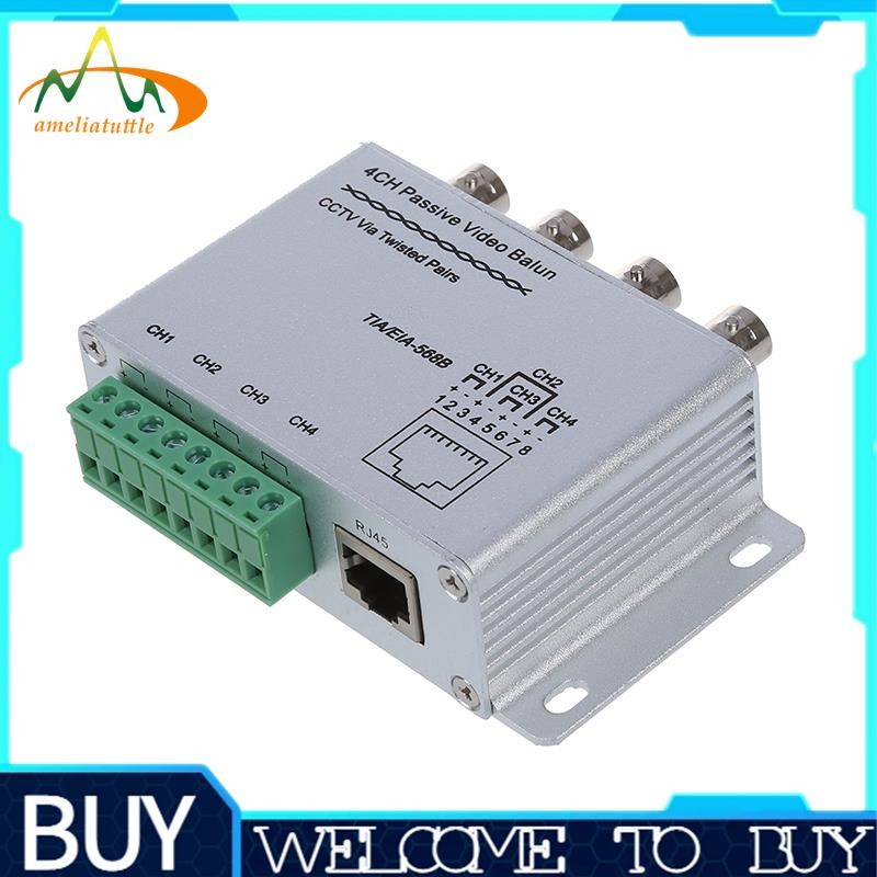 Utp 4 Channel Passive Video Balun Transceiver | Shopee Thailand