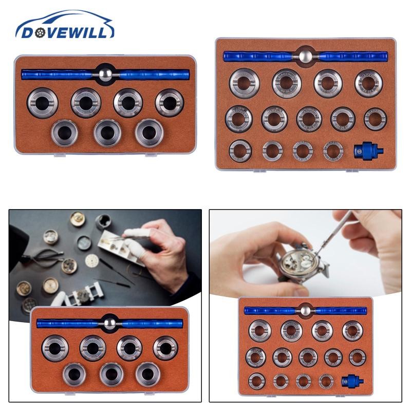 [Dovewill] ประแจและเชยร่องหลายขนาดพร้อมกล่องเก็บของชุดเครื่องมือซ่อมนาฬิกา | Shopee Thailand