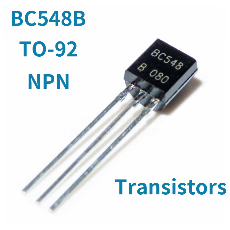 Bc548b BC548 TO-92 ทรานซิสเตอร์ Bipolar - BJT NPN 30Vcb 30 Vceo 800mA 625mW Trans ใหม่เดิม ...