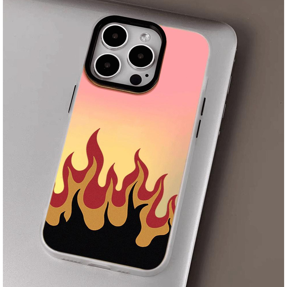 Cool Flame Laser iPhone 16 15 14 13 12 11 Plus Pro Promax Phone Case | Shopee Thailand