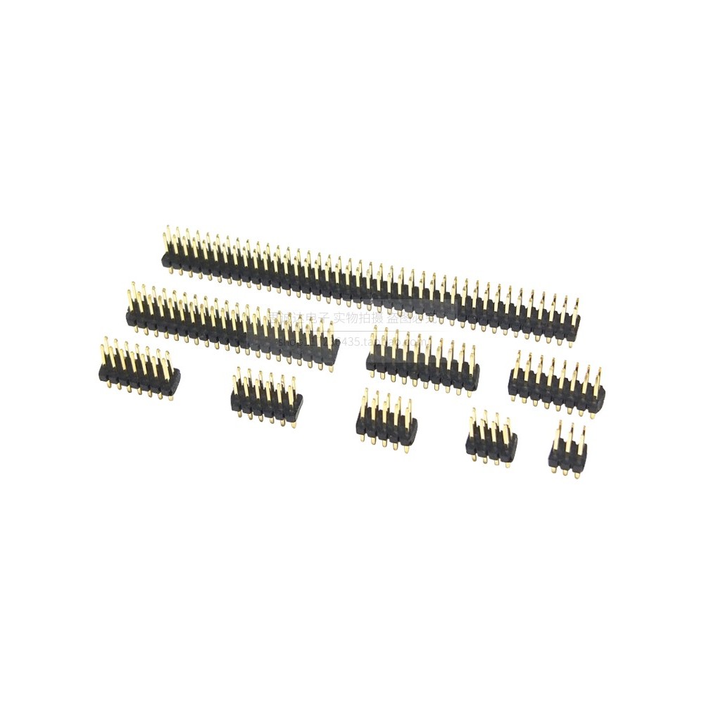 1.27 มม.Pitch Straight Pin Socket Double Pin 2 * 2/3/4/5/6/7/8/10/20 ...