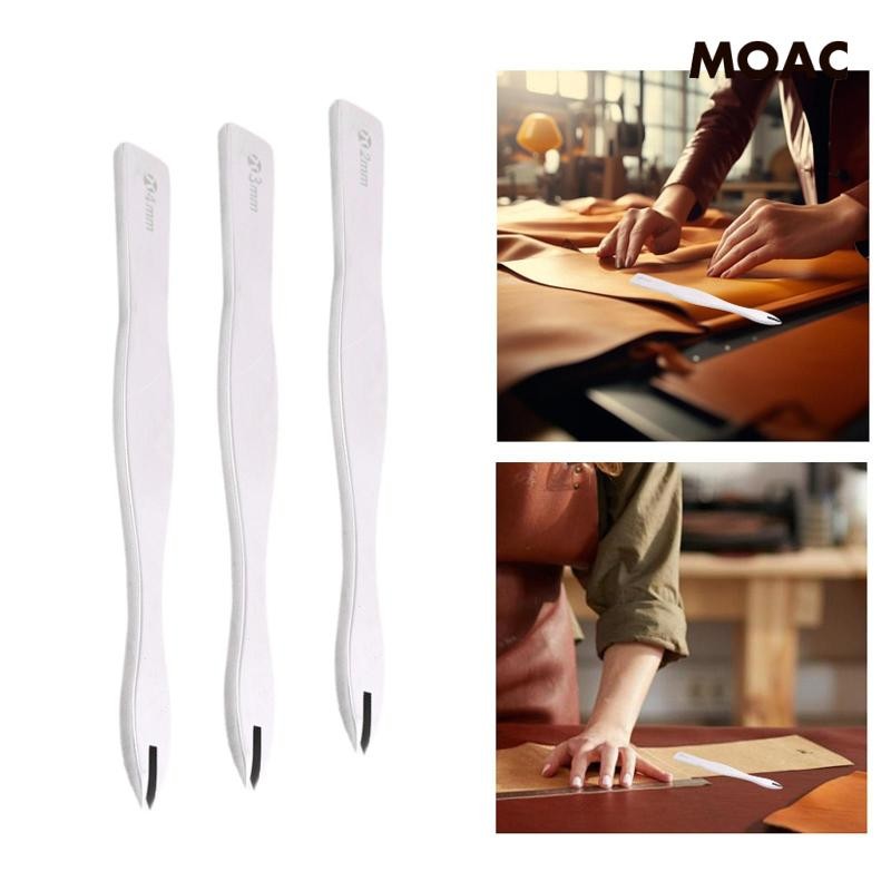 [ Punching Leather Craft Ruler Leatherworking Edge Line Tracer สําหรับ ...