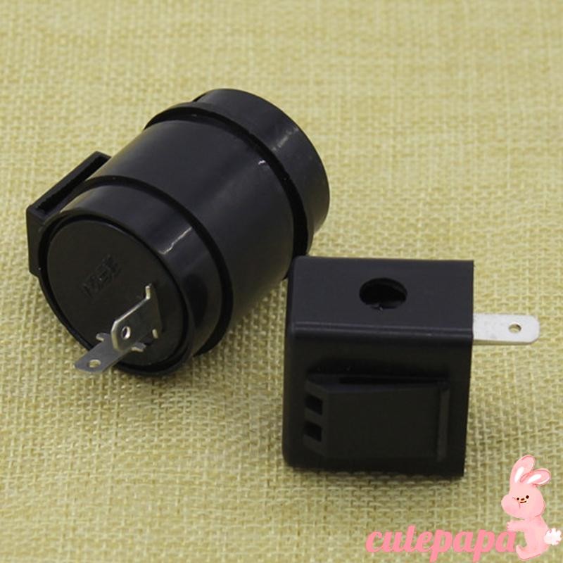 Cutep Auto Flasher Relay พร้อม Buzzer 2 Pin รถจักรยานยนต์ LED Turn ...