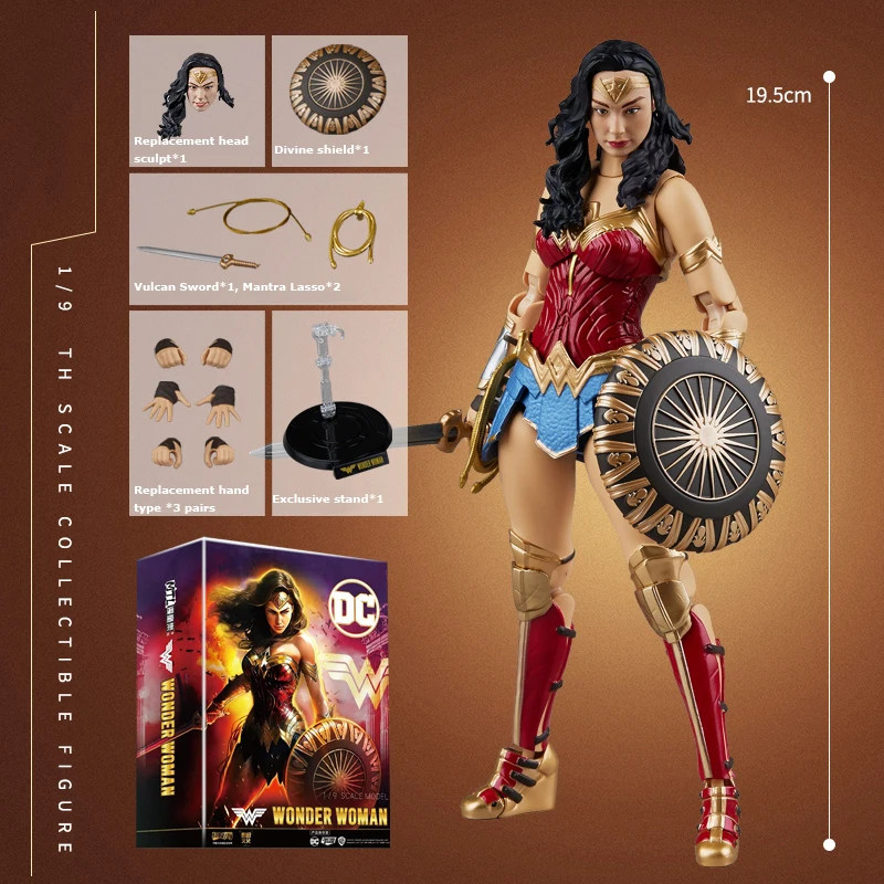 Fondjoy ของแท้รุ่น DC Wonder Woman 1/9 Scale Action Figure อะนิเมะตัว ...