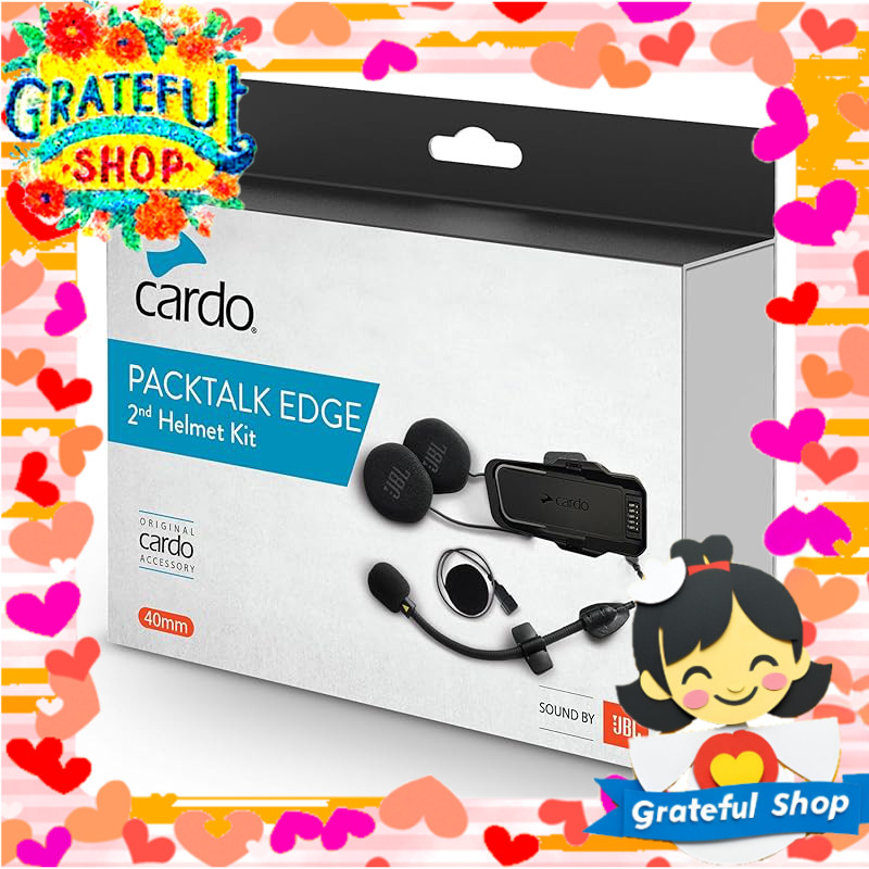 CARDO PACKTALK EDGE - 2nd Helmet Kit (Sound by JBL) ACC00011[Direct ...