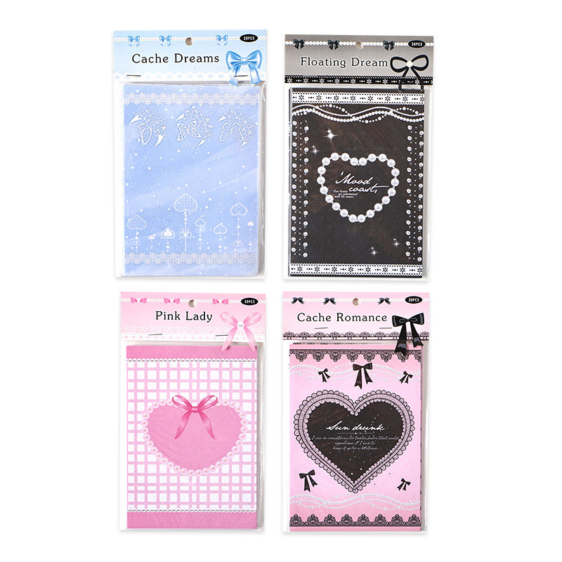 30 แผ่น Nice Romatic Dream Series MAterial Paper Dcoration DIY กระดาษ ...