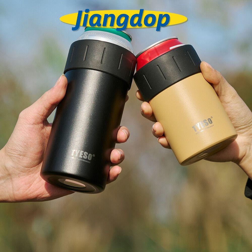JIANG TYESO CAN COOLER ปลอกกระป๋องสแตนเลส เก็บความเย็น ขนาด 350ml 520ml | Shopee Thailand