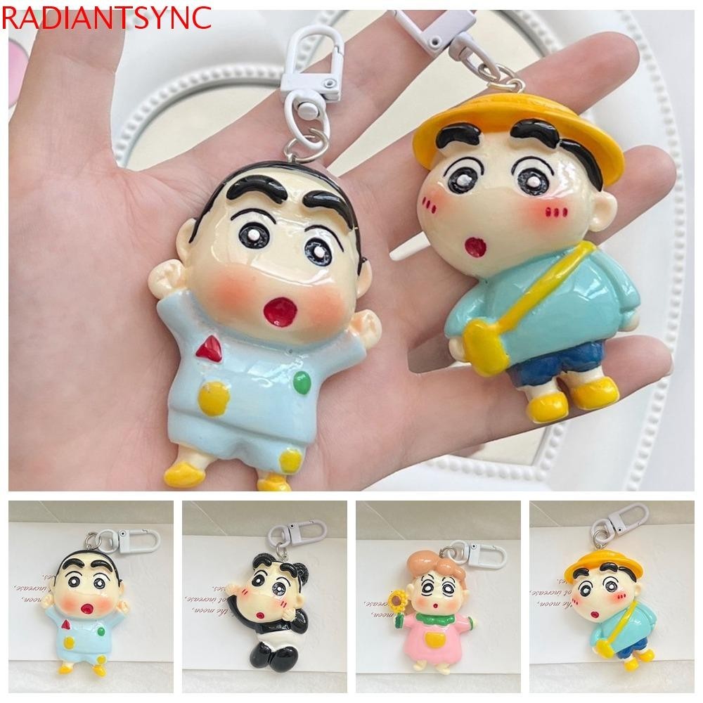 Radiantsync Crayon Shin-Chan KeyChain, อะนิเมะ Keyring Crayon Shin-Chan พวงกุญแจ, Creative ...