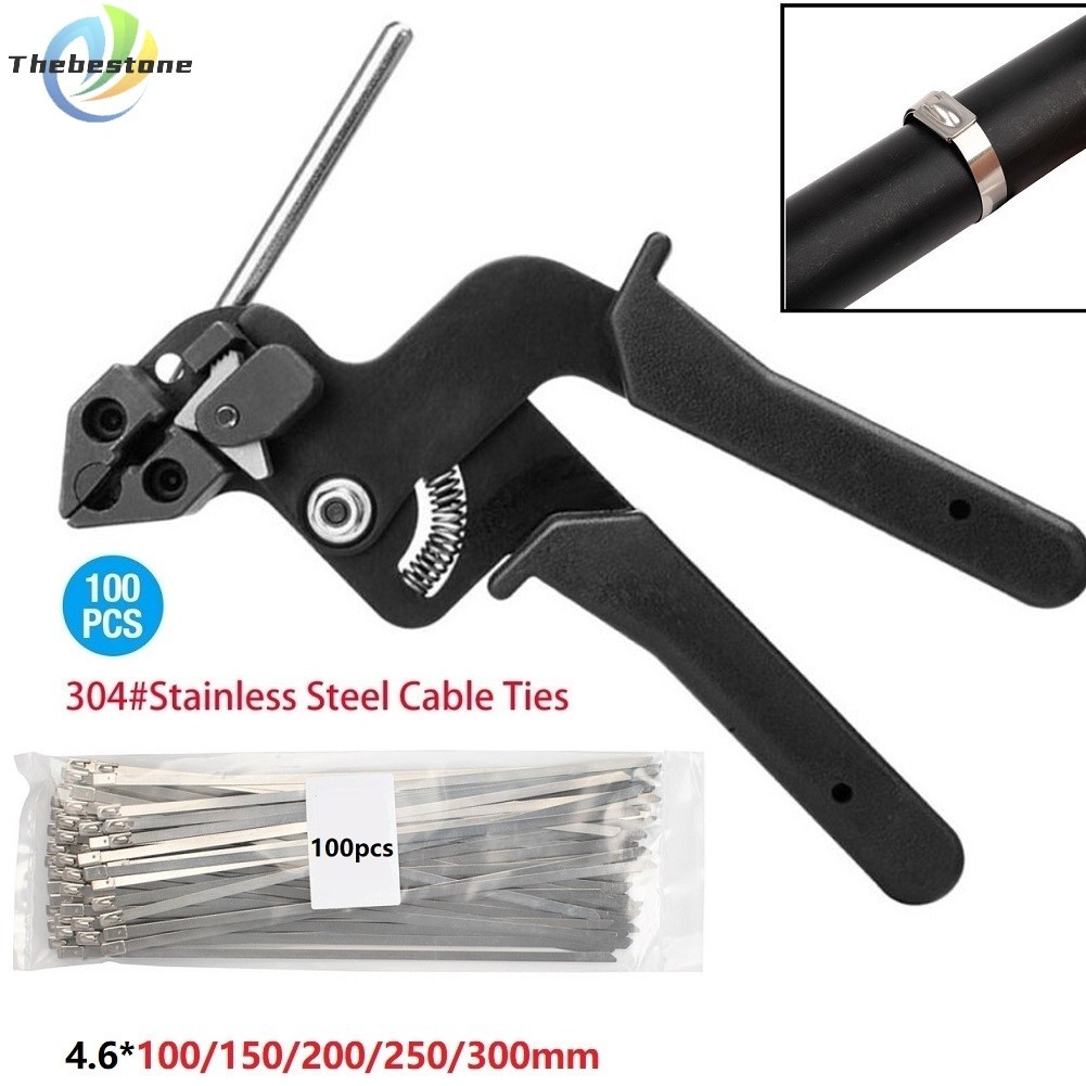 Thebest 0712stainless Cable Tie Fastening Strap Cutter Tool Automatic ...