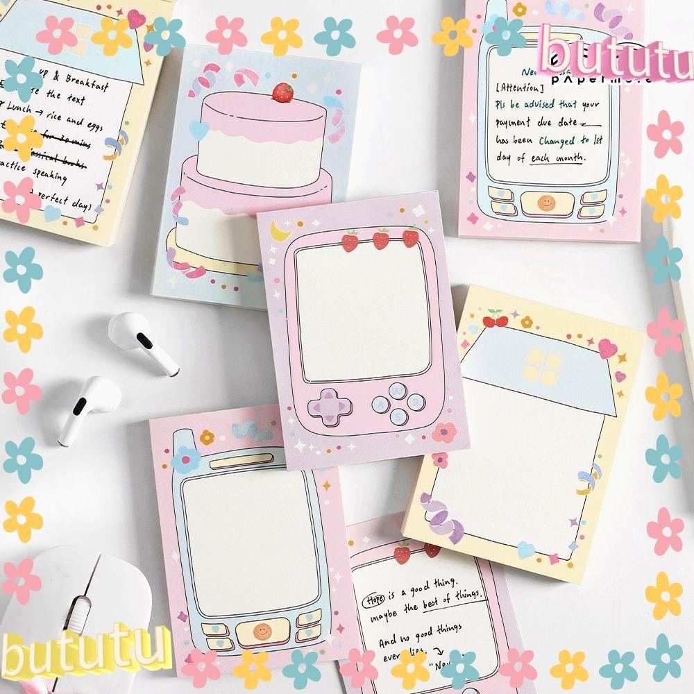 Bututu 80 แผ่นจดบันทึก แผ่นจดบันทึก Non Sticky Multifunctional Non ...