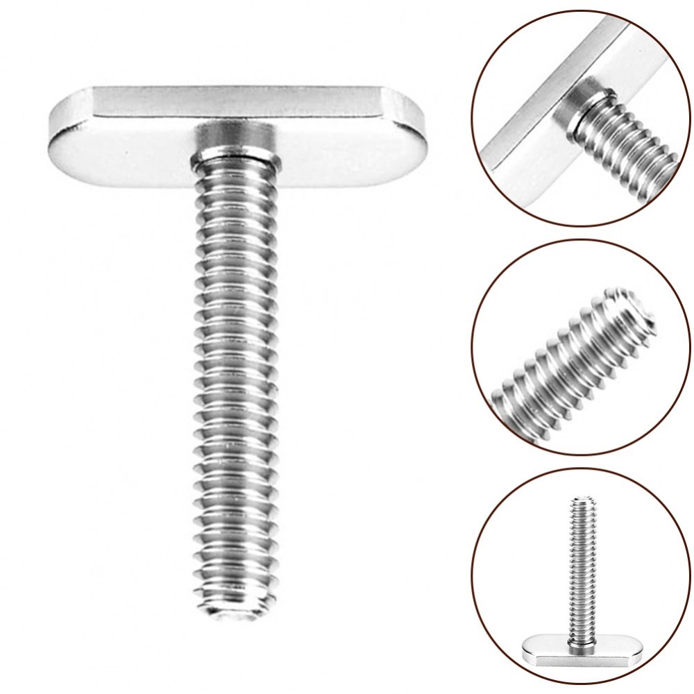 T Slot Bolt Universal การติดตั้ง Kayak Rail/Track สแตนเลส Track Bolt ...