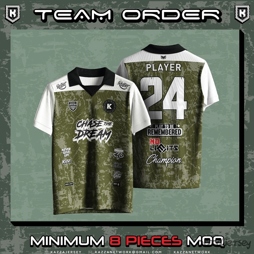 Baju Futsal Custom Baju Lelaki Style Jersey Futsal Custom ชื่อและหมายเลข Jersi Bola Sepak Jersey ...