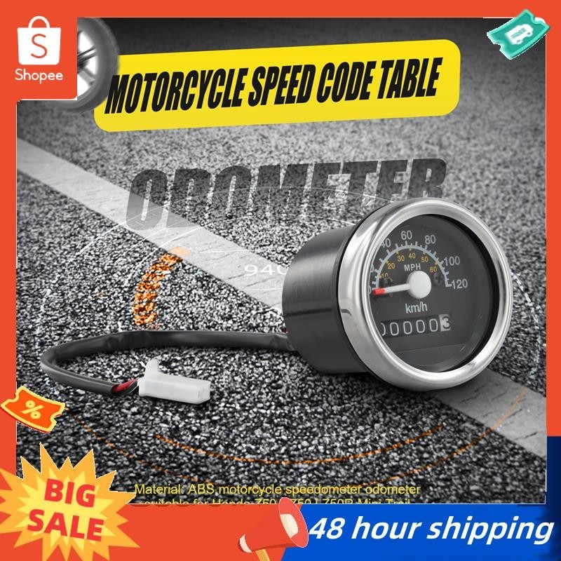 พร้อมสต็อก Speedometer รถจักรยานยนต์สําหรับ Honda Monkey Z50 Z50J Z50A ...
