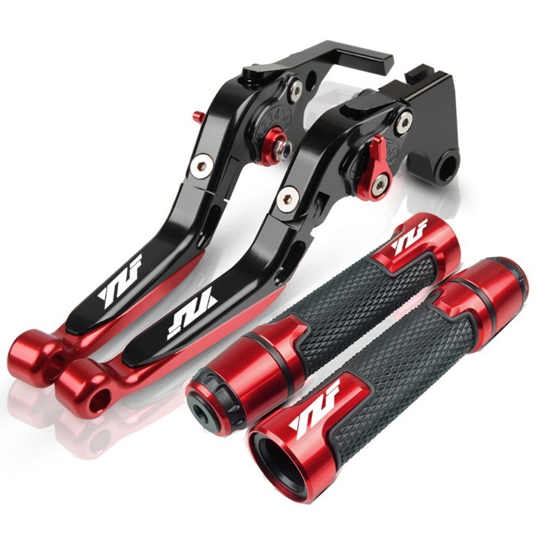 รถจักรยานยนต์ดัดแปลงhandlebar Grip 6-Stageปรับขยายได้พับคลัทช์เบรค ...