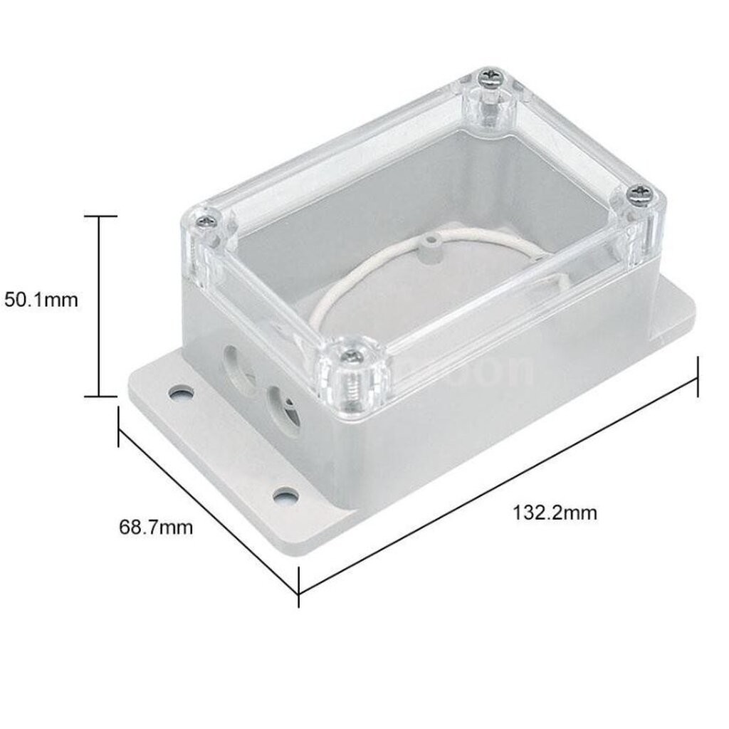 กล่องกันน้ำ เคสกันน้ำ กล่องเก็บสายไฟ พร้อมหัวต่อสายไฟ Sonoff IP66 ...