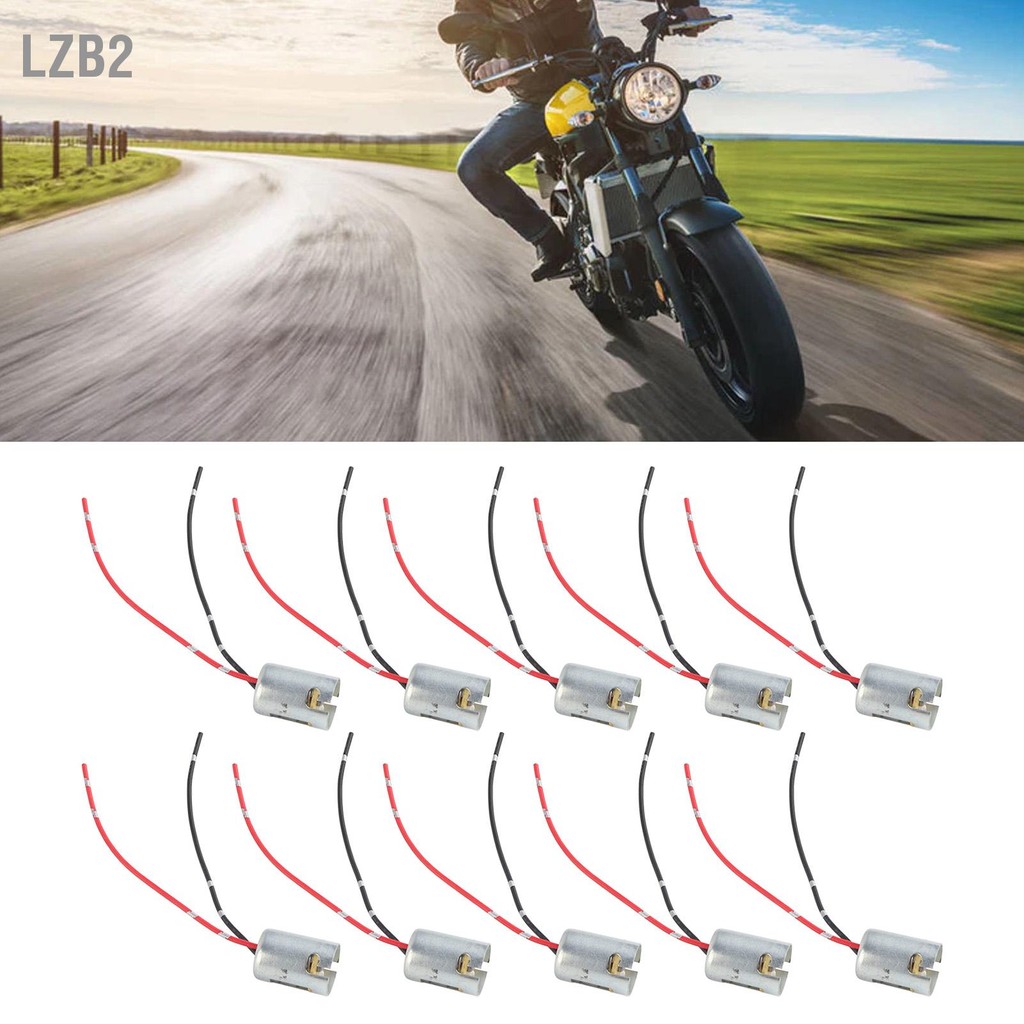 LZB2 10PCS 1156 ซ็อกเก็ตหลอดไฟ LED ไฟเลี้ยวผู้ถือ 3.5in สายรัด DC 12V ยืดหยุ่น | Shopee Thailand