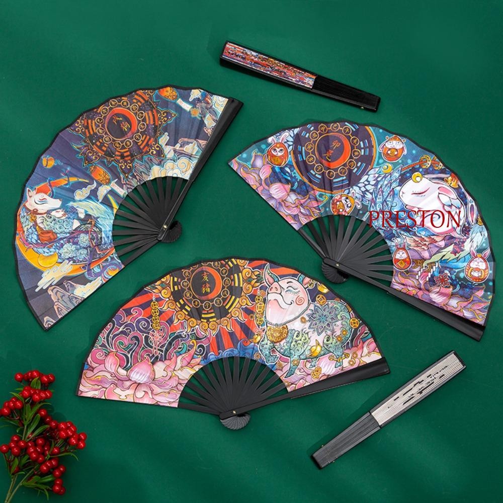 Preston Zodiac พัดลมพับ Photo Prop เครื่องมือประสิทธิภาพ Props 8 นิ้ว ...