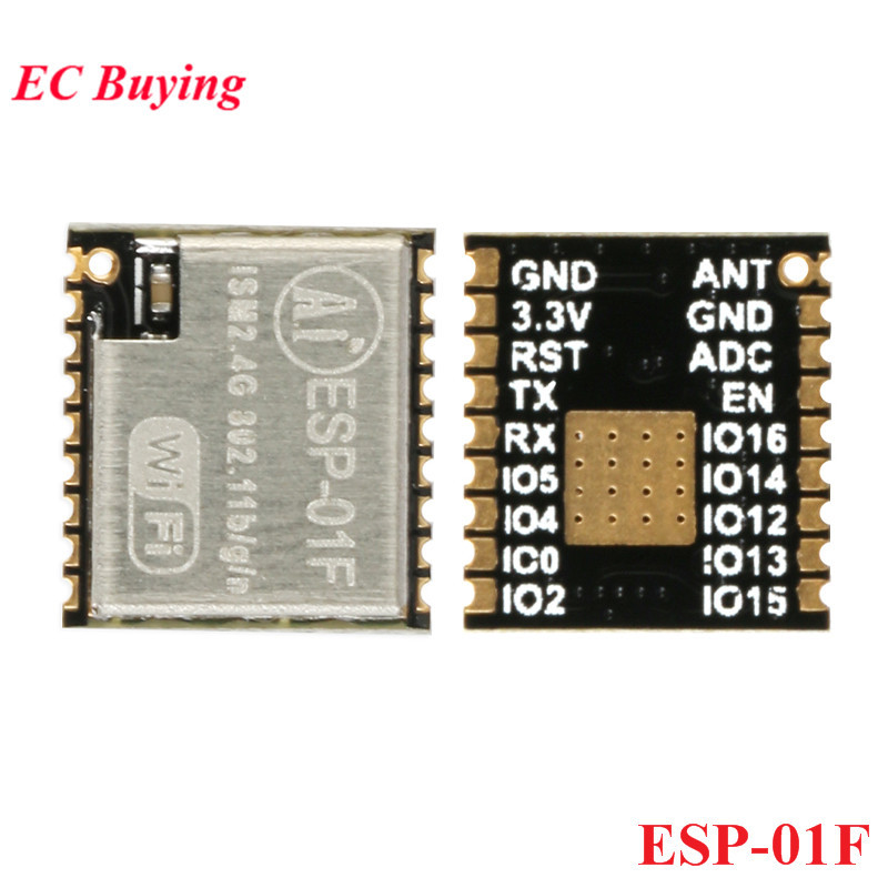 Esp-01f ESP8285 พอร์ตอนุกรม WIFI ไร้สาย IOT โมดูล esp01f โปร่งใสเกียร์ 8Mbit พร้อมเสาอากาศ esp ...