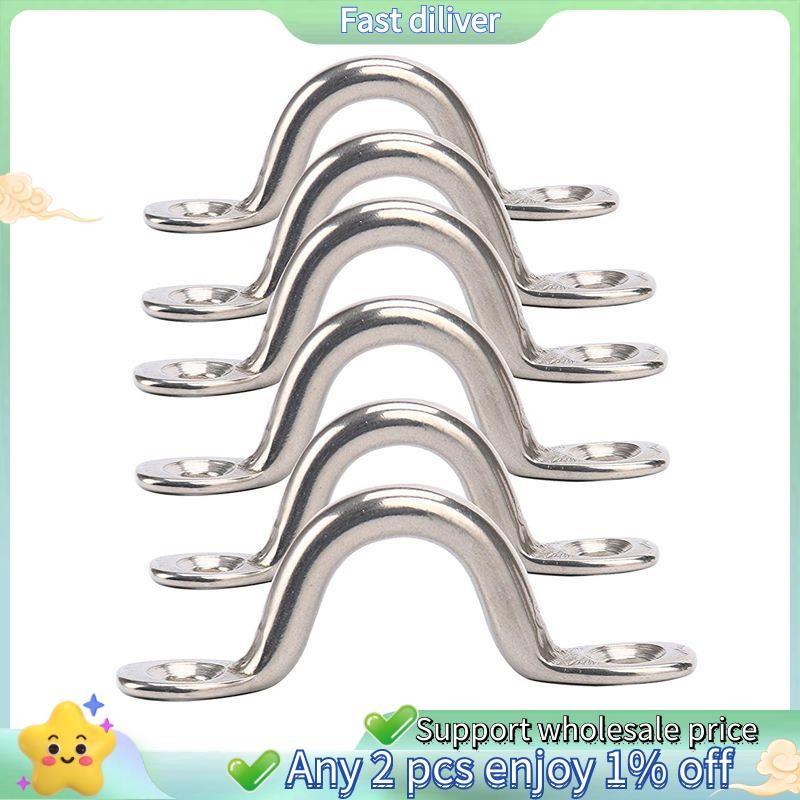 Kayak Anchor Rv Battery Box Strap 8-Pack 304 Stainless Steel Eye Straps ...