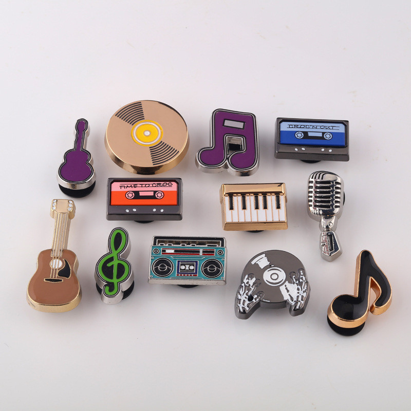 jibbitz crocs Metal music series crocs jibbitz DIY jibbitz crocs ของแทั ...