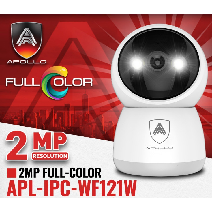 Apollo APL-IPC-WF121W 2MP เลนส์ 3.6 มม. (กล้องโรบอทไวไฟ ROBOT) | Shopee Thailand