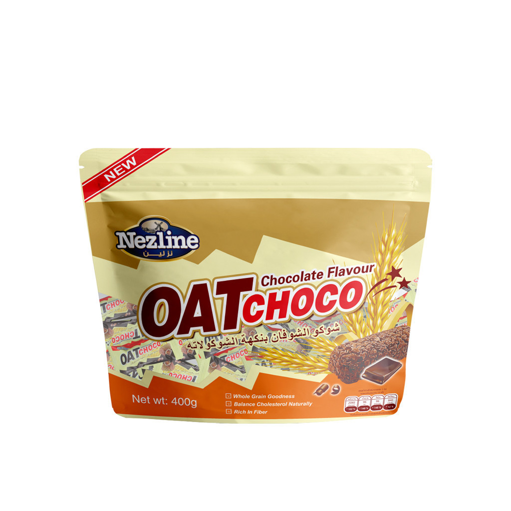 Nezline ขนมข้าวโอ๊ตอัดแท่ง รสช็อกโกแลต 400 กรัม Oat Choco Chocolate ...
