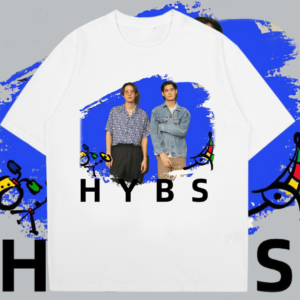 Hybs T Shirts ล่าสุดร้อนขายไทยป๊อปวงดนตรีเสื้อยืดผ้าฝ้ายแขนสั้นด้านบน | Shopee Thailand