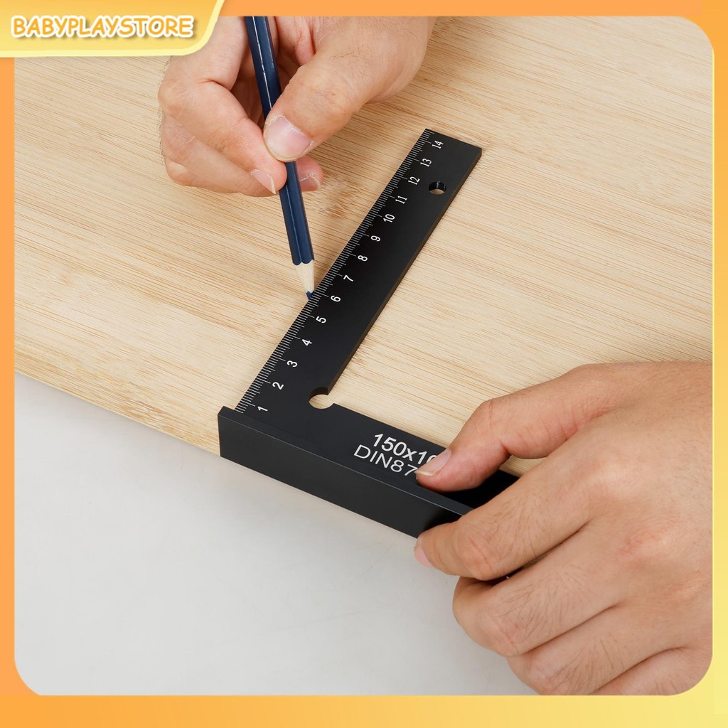 2 ชิ้น Machinist Square เครื่องมือวัดอลูมิเนียม 90 องศามุมขวาวิศวกร ...