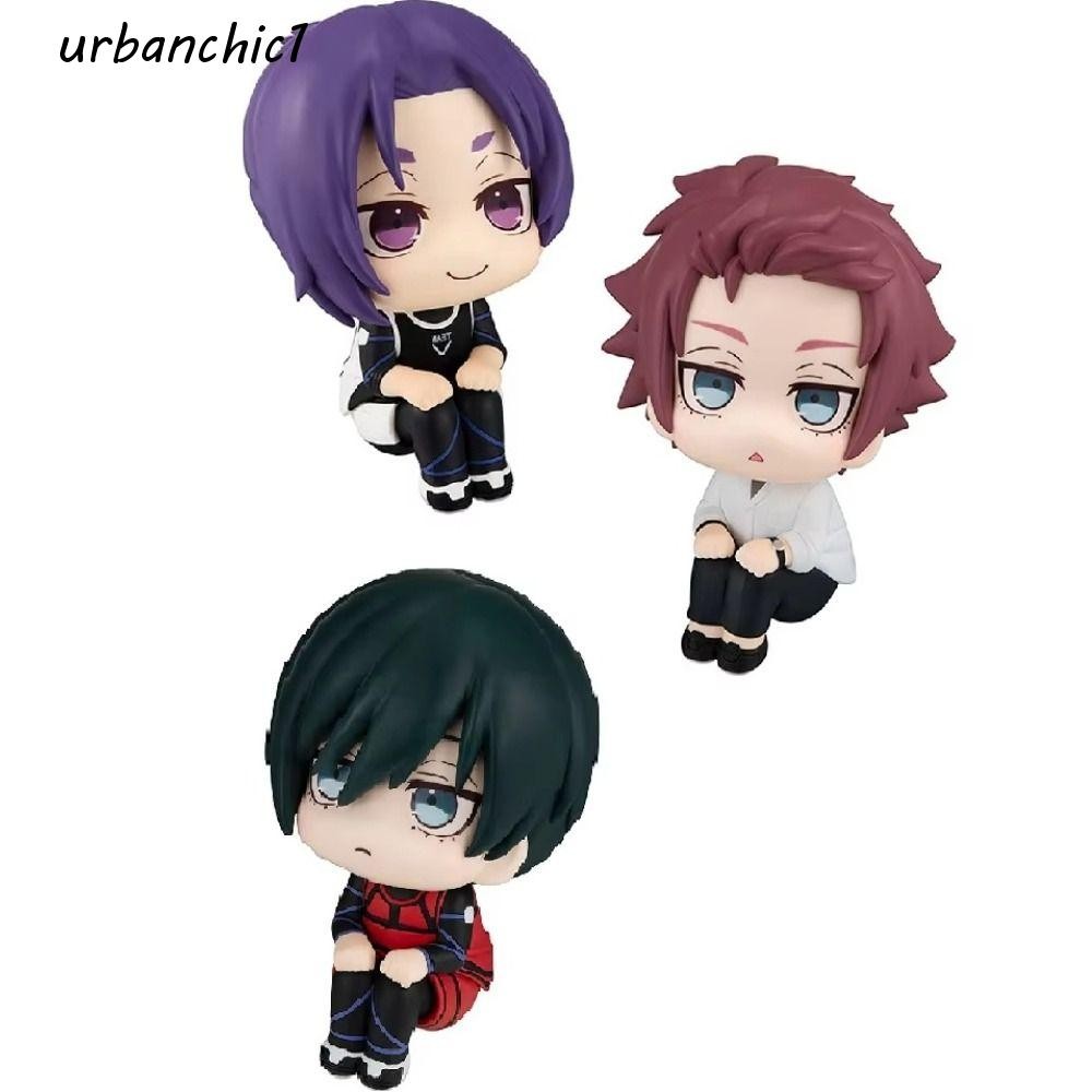 URBANCHIC Blue Lock Figures, Reo Mikage PVC ตุ๊กตา Itoshi Sae รุ่น, ตก ...