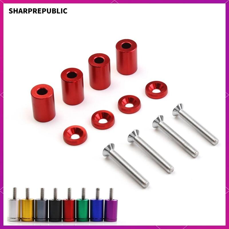 [Sharprepublic] ทนทานเครื่องยนต์ Hood Vent Spacer Riser ชุด Universal ...