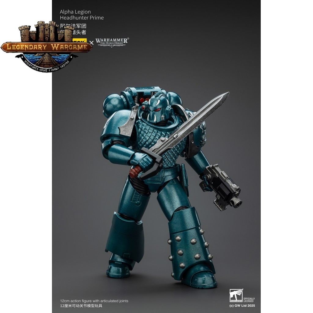 (JOYTOY) The Horus Heresy Alpha Legion Headhunter Prime JT01413 โมเดลแอ ...