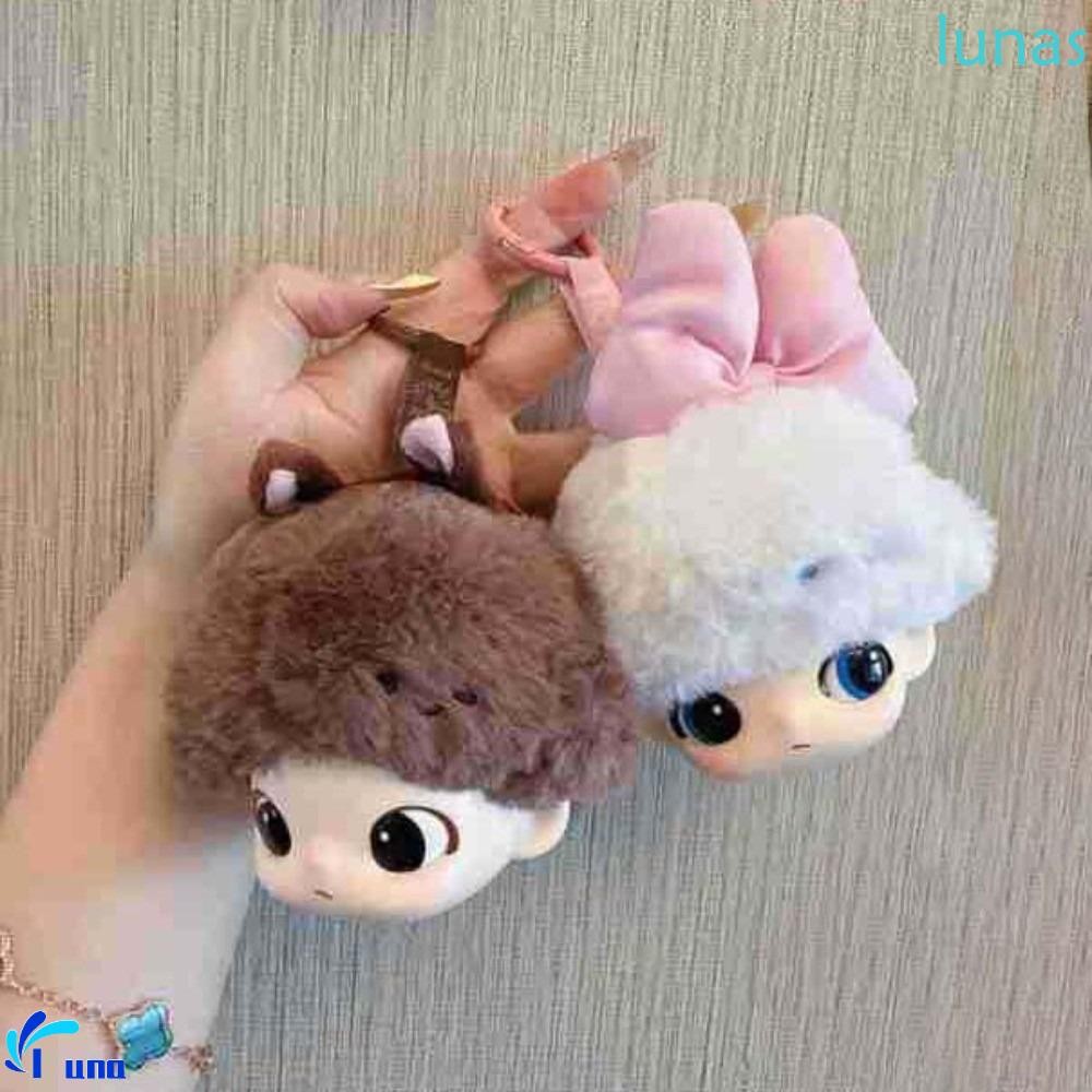 LUNASOL Dimoo Series PVC Doll, Soft Anti-lost Big Head Dimoo พวงกุญแจ ...