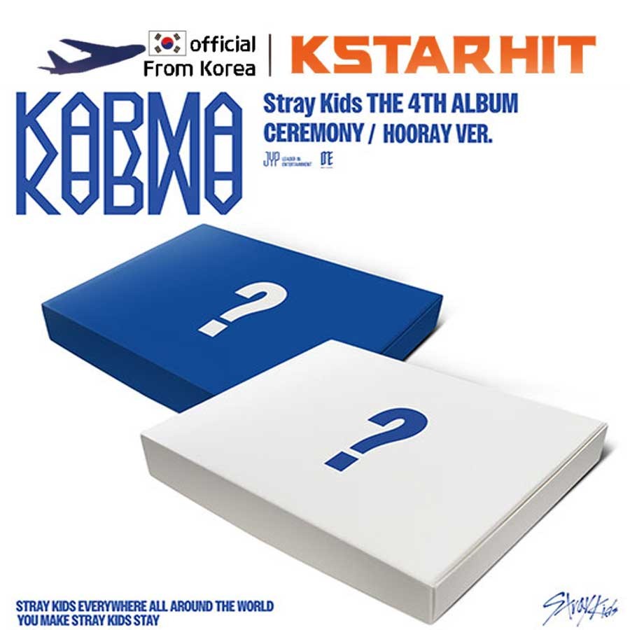 (+POB/ CEREMONY_ HOORAY VER.) Stray Kids - KARMA (4th full album) | Shopee Thailand