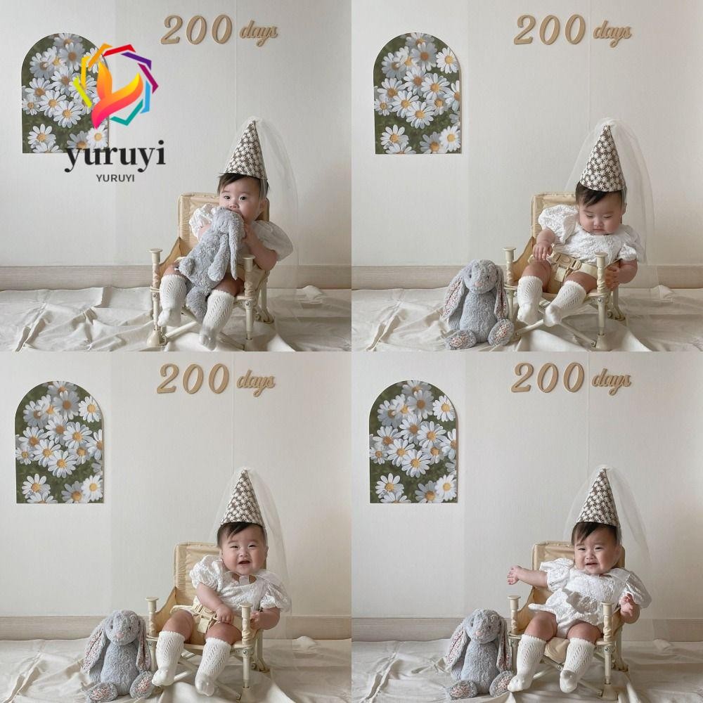 หมวกวันเกิด YURUYI,อุปกรณ์ประกอบฉากการถ่ายภาพ,หมวกปาร์ตี้เดซี่น้อย,หมวกวันเกิดตกแต่งปาร์ตี้แหลม ...