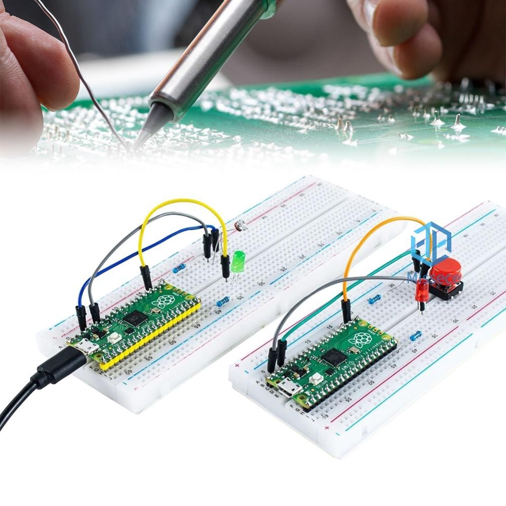 สําหรับ Raspberry Pi Pico RP2040 Starter Kit LCD1602 โมดูลจอแสดงผล PIR Sensor [Missece.th ...