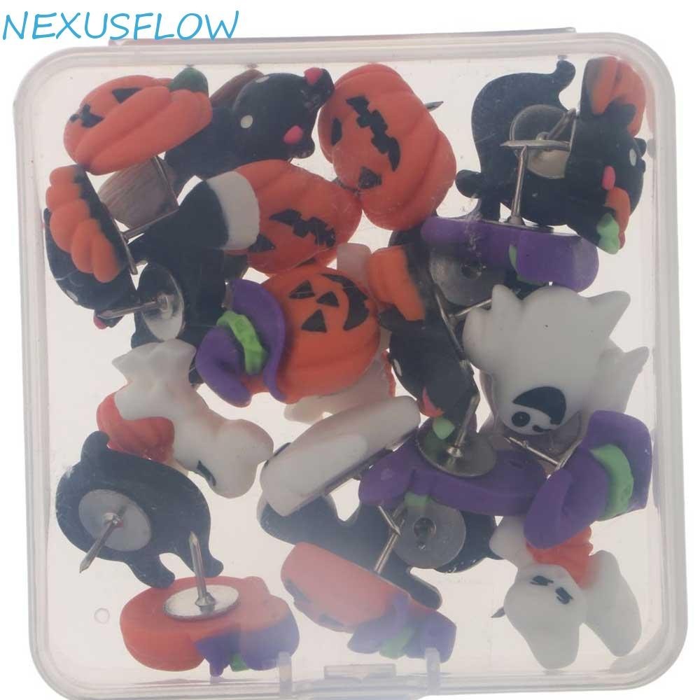 Nexusflow ฮาโลวีน Thumbtack Pins, Binding Supplies Wall Board Studs ฮา ...