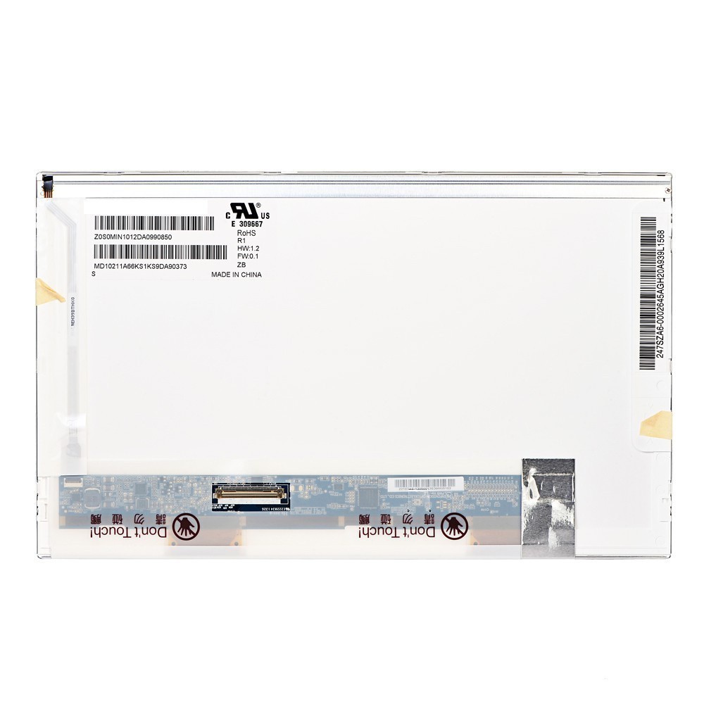 หน้าจอ LCD สำหรับโน้ตบุ๊ก Toshiba Mini nb250 nb520 nb510 nb520 ขนาด 10. ...