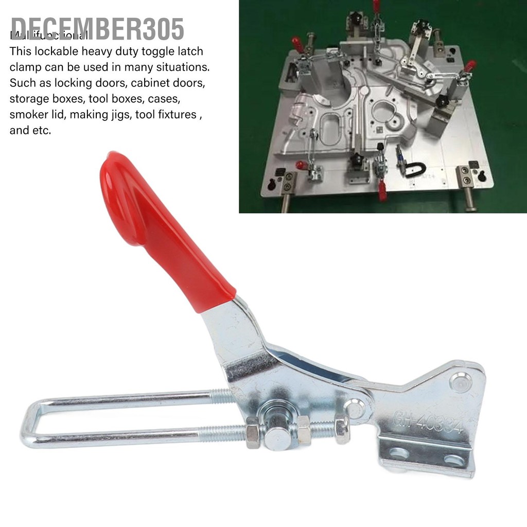 December305 Heavy Duty Toggle Clamp Latch ดึง Clamps 90 องศาปรับ Quick ...