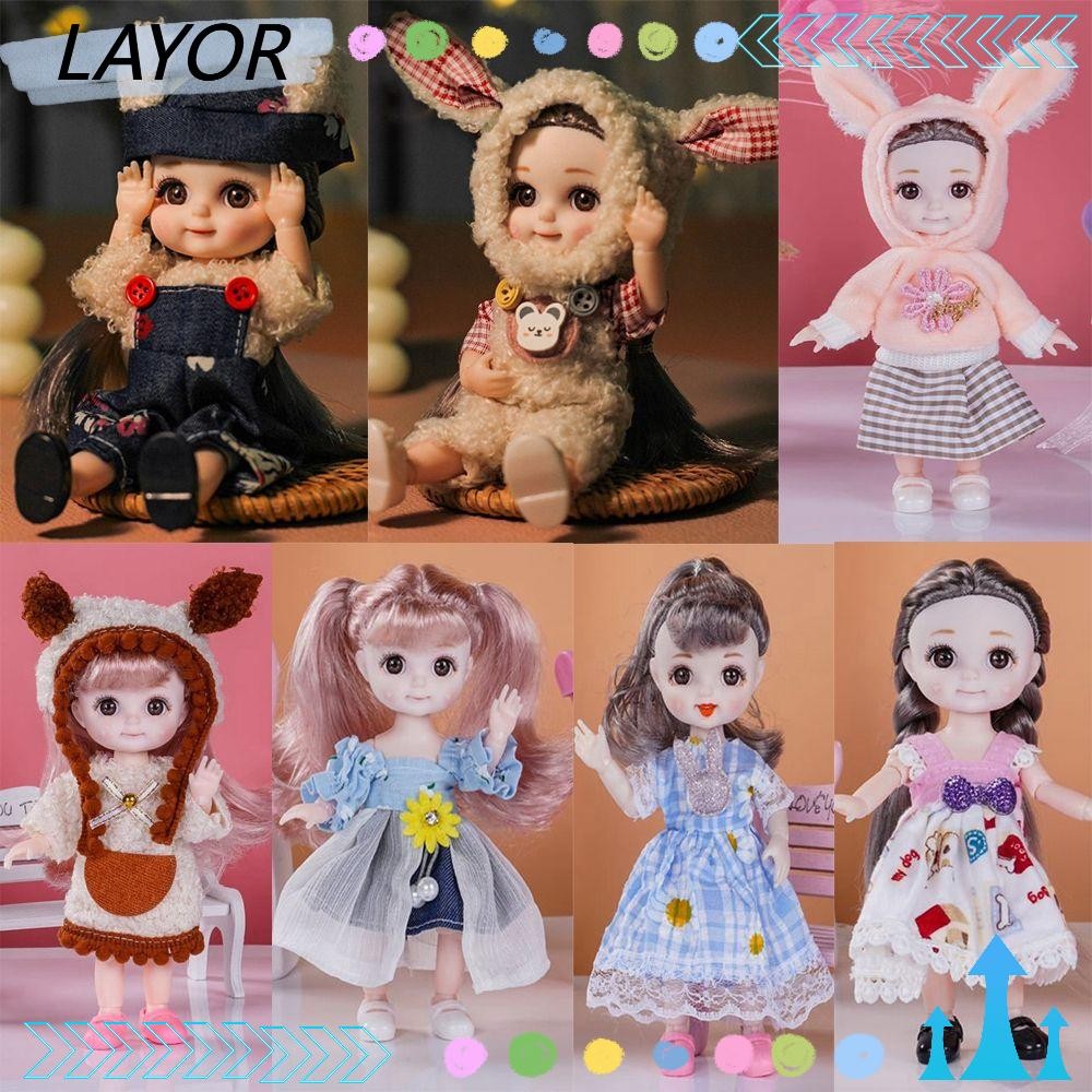 Lay ตุ๊กตาสัตว์ชุด 1/12Bjd Molly Body 37 รูปแบบ Obitsu 11 Ob11 16 ~ 17 ...