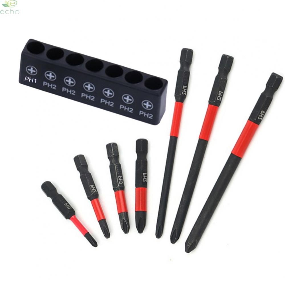 【ECHO】Cross Screwdriver Bits Clearly Marked Sizes Easy To Wear Magnetic ...