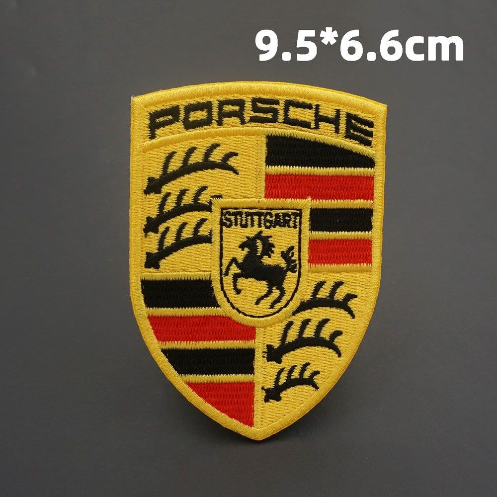 PORSCHE Cloth Sticker Backpack Decoration Sticker Jacket Embroidery ...