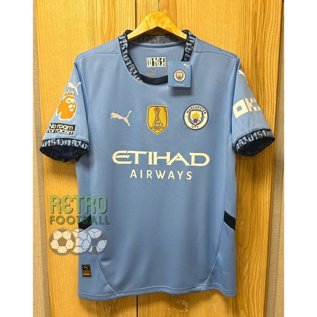 ขายดี!! เสื้อฟุตบอล ทีม แมนซิตี้ 3A เกรดแฟนบอล Home ชุดเหย้า ปี 24/25 ...