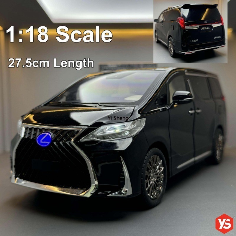 1:18 Scale Lexus LM300 MPV โลหะของเล่นรถDiecastยานพาหนะงานอดิเรกคอลเลก ...