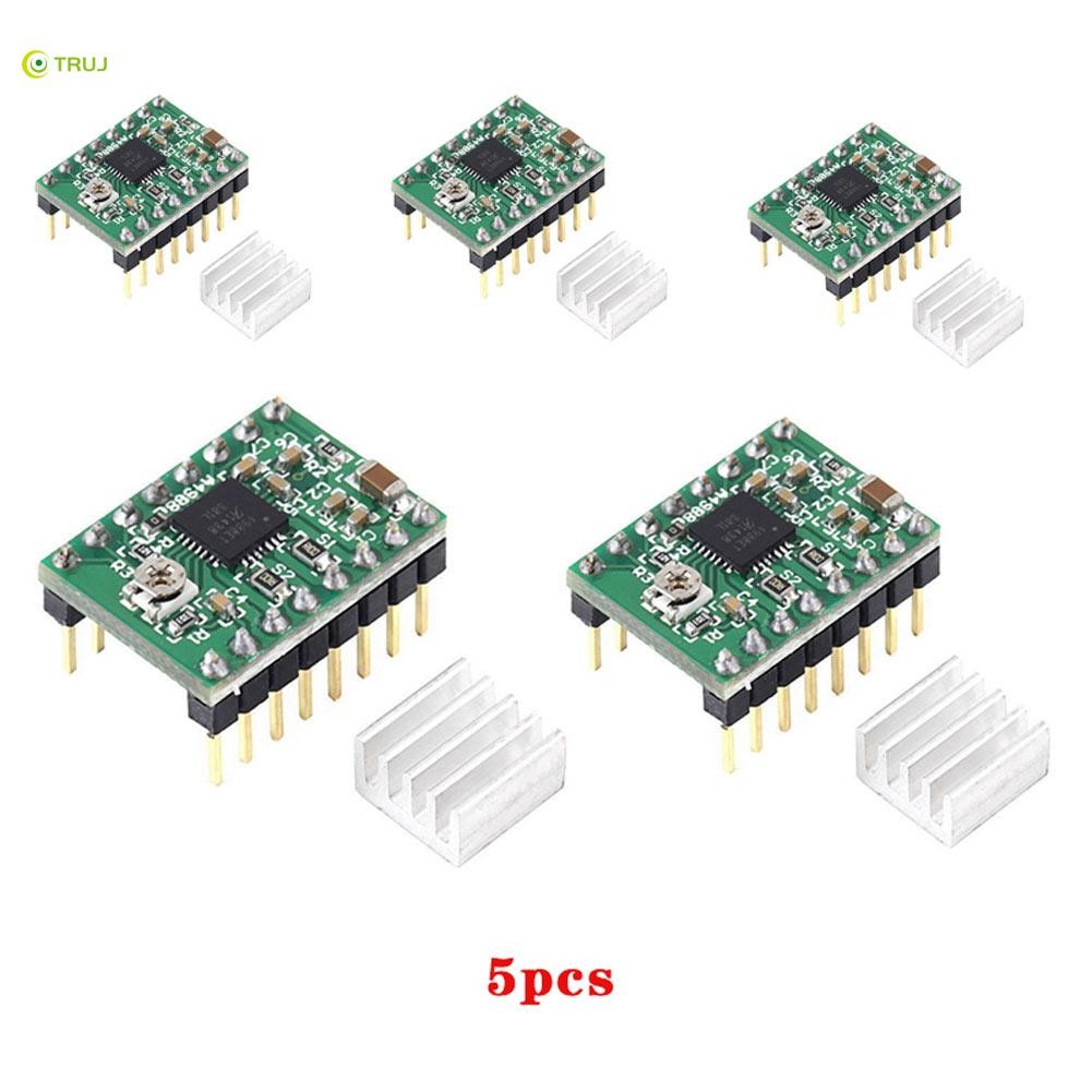 5 ชิ้น A4988 Stepper Motor Driver โมดูล 3D เครื่องพิมพ์ Polulu ...