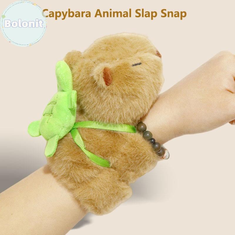 Bolonit สายรัดข้อมือและแหวน capybara kawaii สไตล์ slap snap wrap เหมาะสำหรับเป็นของขวัญวันเกิด ...